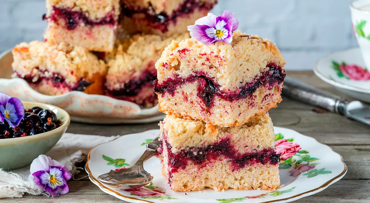 Milk Cake with Jam