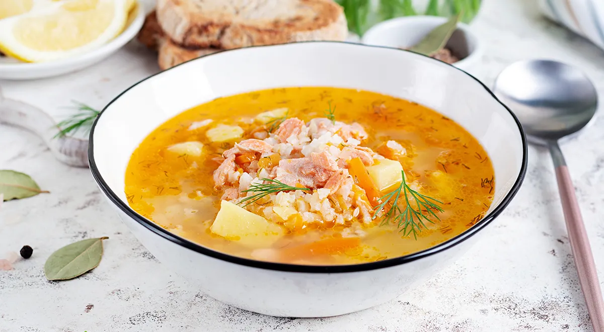 Savory Red Fish Backbone Soup