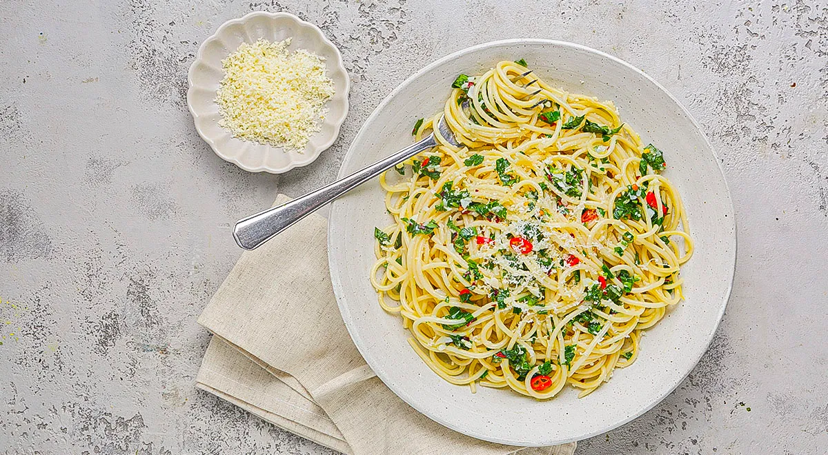 Lemon Pasta with Parmesan