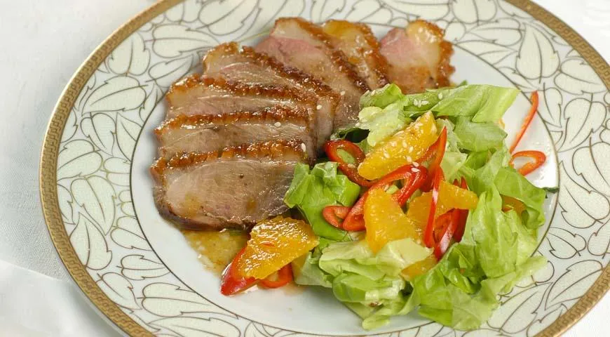 Orange-Glazed Duck Breasts