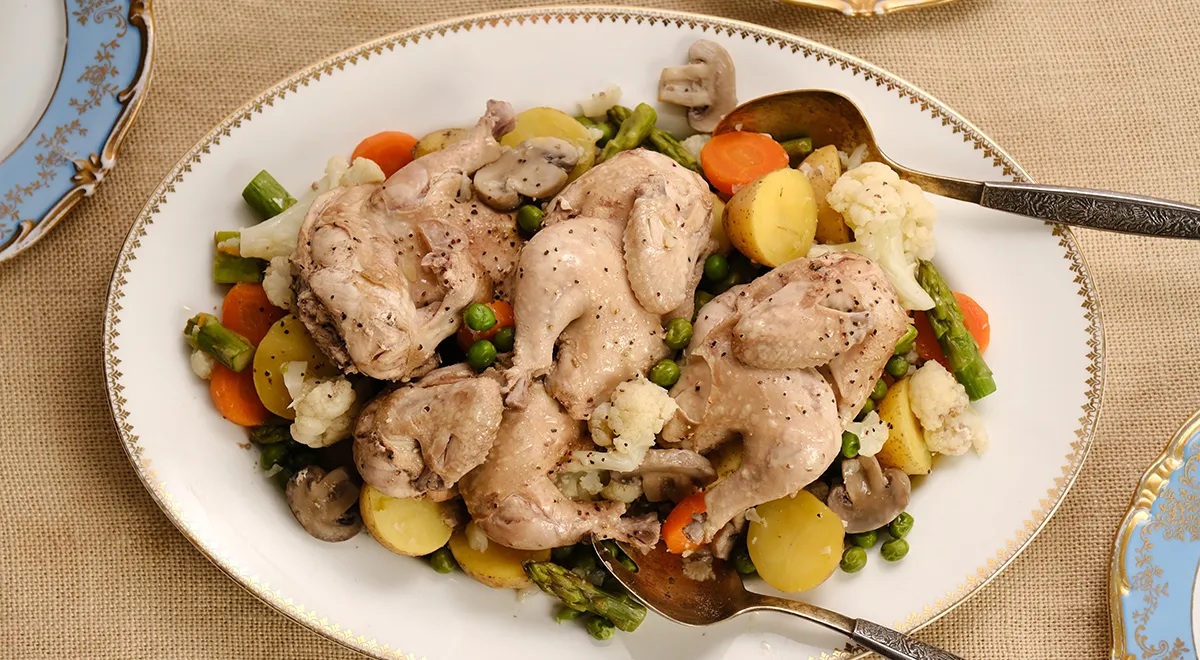 Chicken with Green Peas